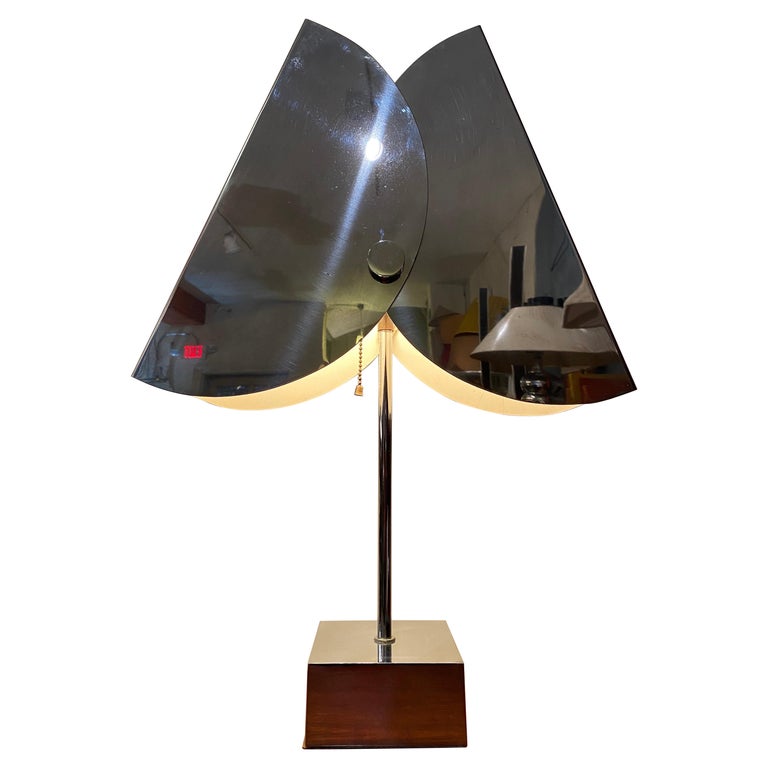 Jere’ Adjustable Chrome Table Lamp For Sale at 1stDibs