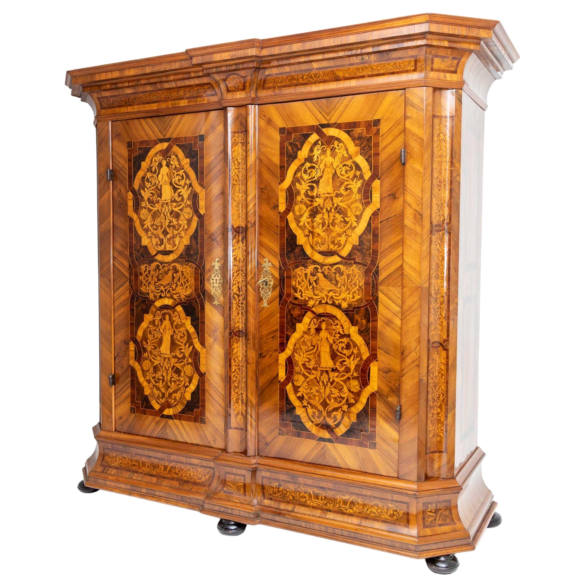 Baroque cabinet, South Germany, Mid-18th Century at 1stDibs