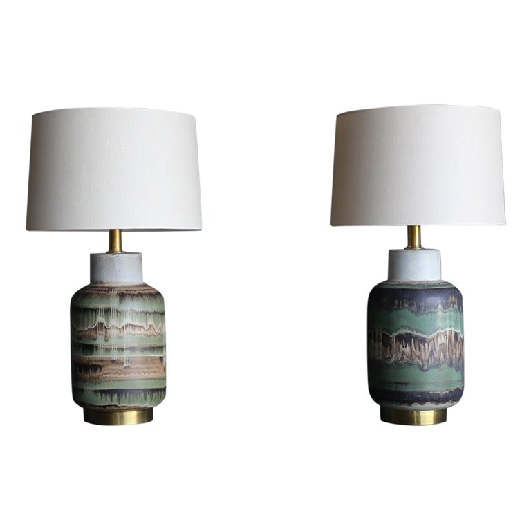 Lee Rosen Ceramic Table Lamps for Design Technics, circa 1955 For Sale ...