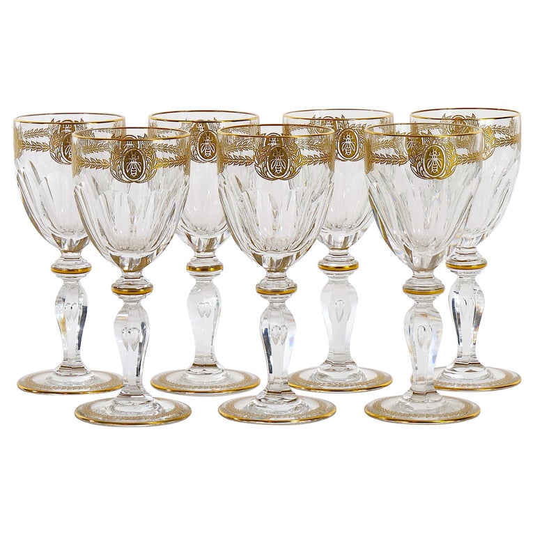 Saint Louis Barware / Tableware Service / Seven People For Sale at 1stDibs