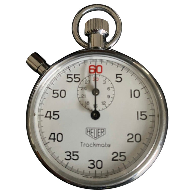 Vintage 1978 Heuer Trackmate Ref. 592 Mechanical Stopwatch, Swiss Made ...