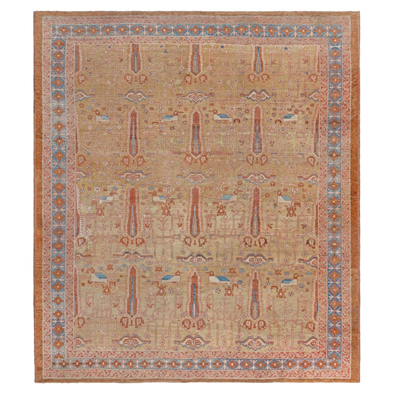 Primitive Bakshaish carpet For Sale at 1stDibs