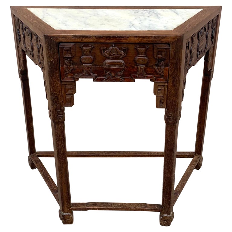 19th Century Ming Style Hard Wood Chinese Console Table For Sale at 1stDibs