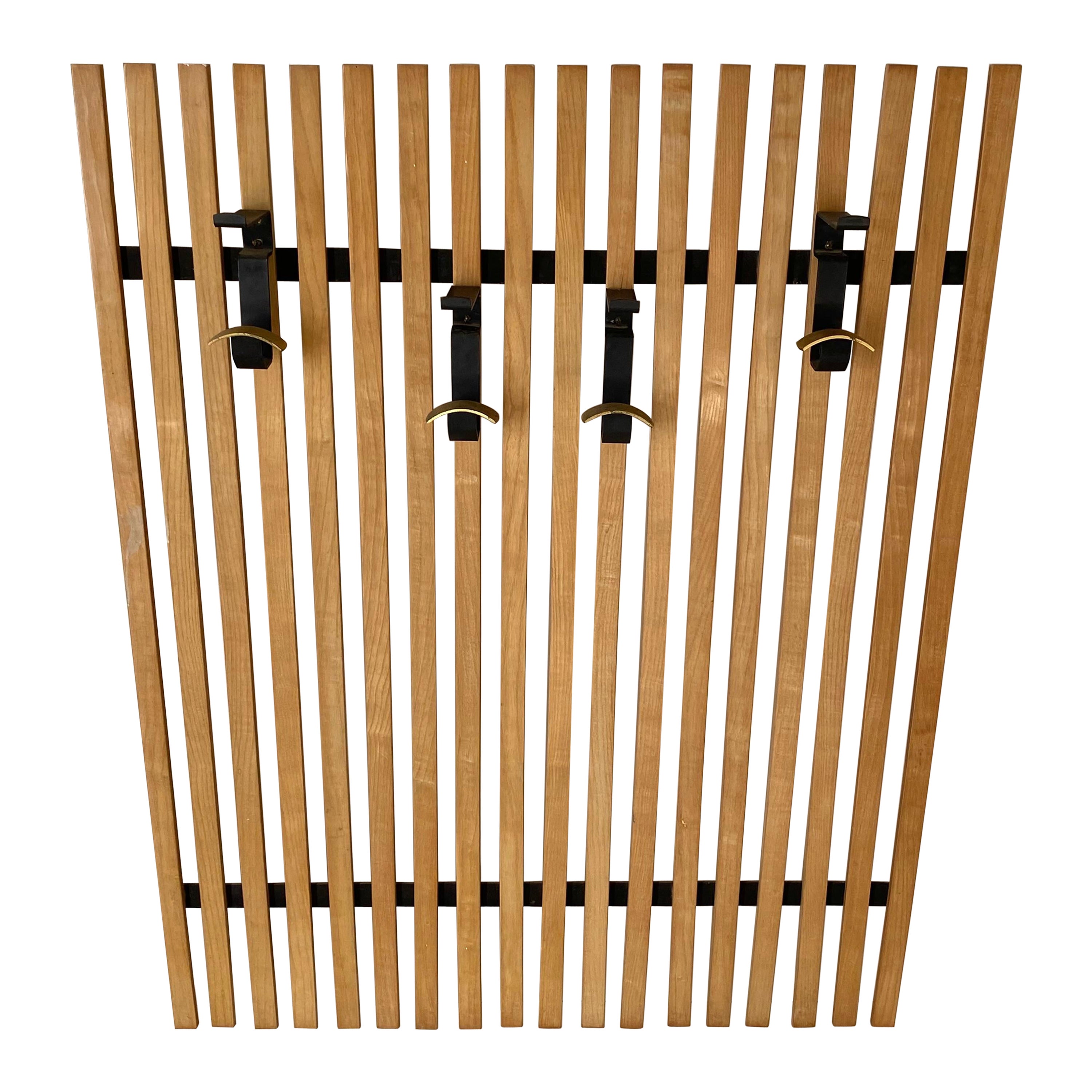 Danish Vintage Teak Coat Rack by Børge Mogensen for Søborg Møbler ...