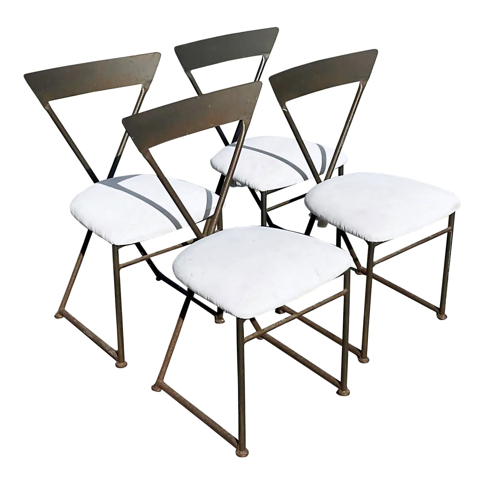 Set of Four Vintage Shell Back Dining Chairs For Sale at 1stDibs ...
