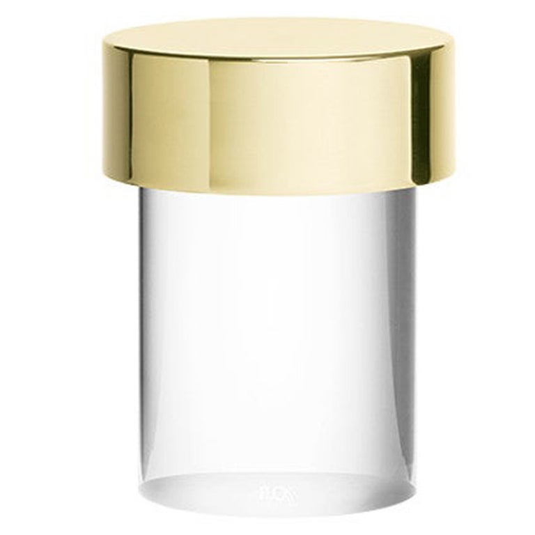 Flos Last Order Rechargeable Indoor Table Lamp in Brass with Clear Base ...