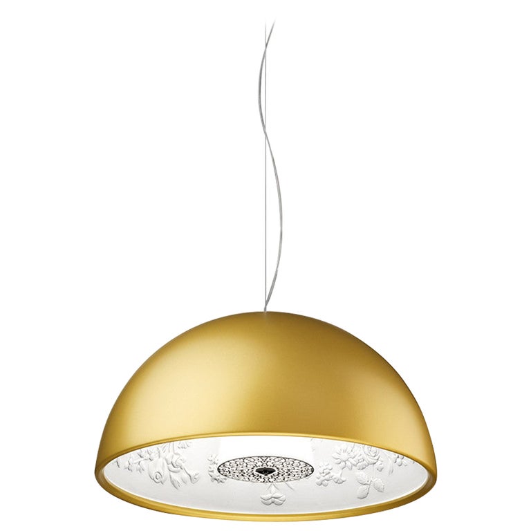 Flos Small Skygarden Pendant Dimmable Light in Gold by Marcel Wanders ...