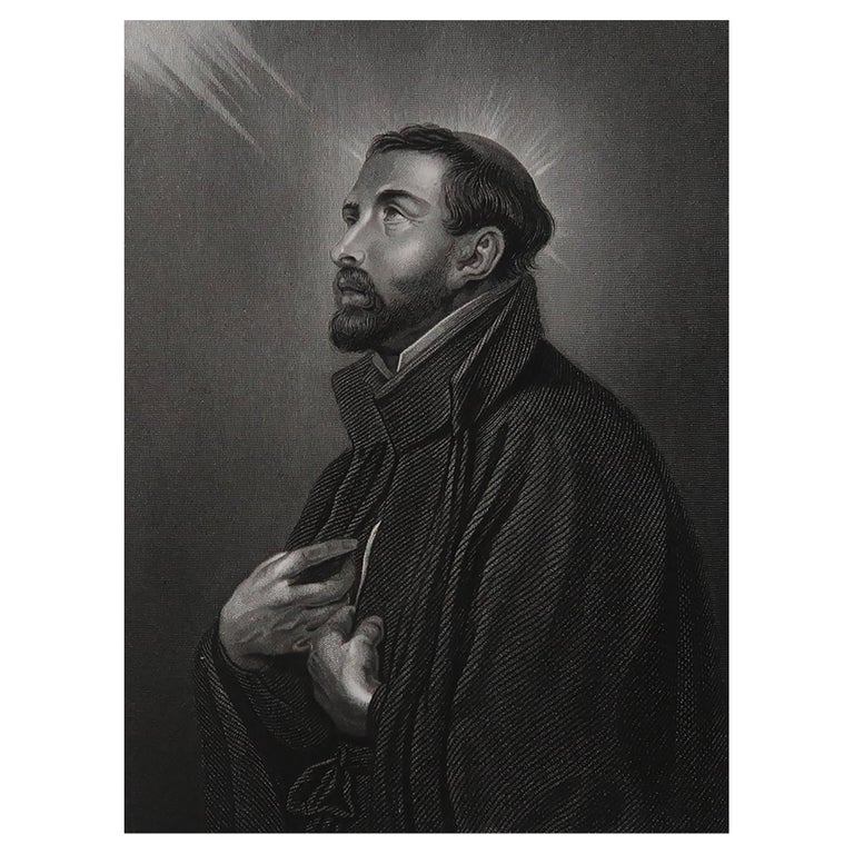 Antique Print of St Francis Xavier, C.1850 at 1stDibs