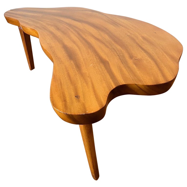 Mid-Century Biomorphic Monkey Pod Table For Sale at 1stDibs