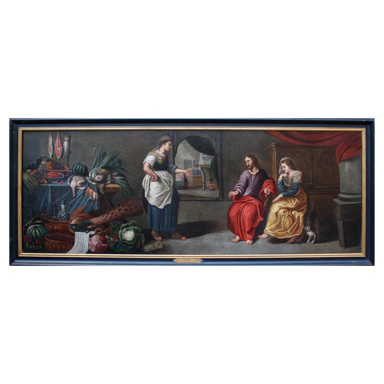Le Christ dans la maison de Martha et Mary Circle du 17me sicle de ...