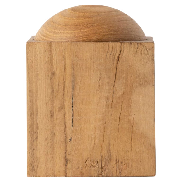 Contemporary Modern, Bebek Chestnut Wood Single-Compartment Box For ...