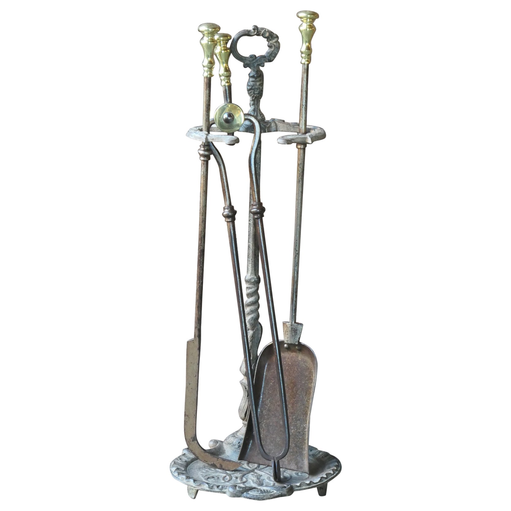 19th Century Victorian Brass Companion Set at 1stDibs | victorian ...