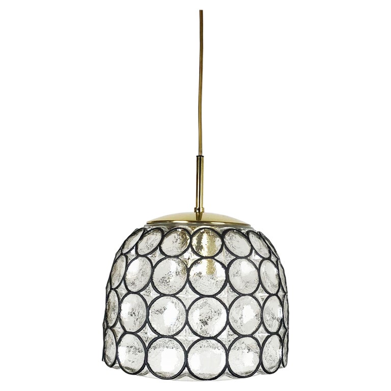xxl "Iron Rings" Hanging Light Made by Glashütte Limburg, Germany ...