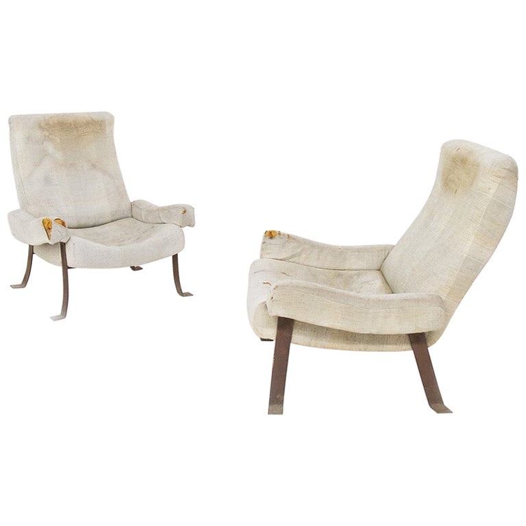 Piero Ranzani Italian Armchairs Mod. "Anna", 1966 For Sale at 1stDibs