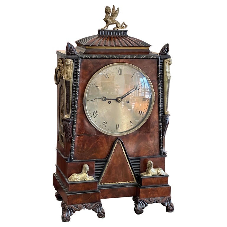 19th Century English Regency Bracket Clock For Sale at 1stDibs