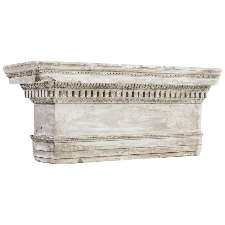 Turn of the Century French Architectural Plaster Plinth For Sale at 1stDibs