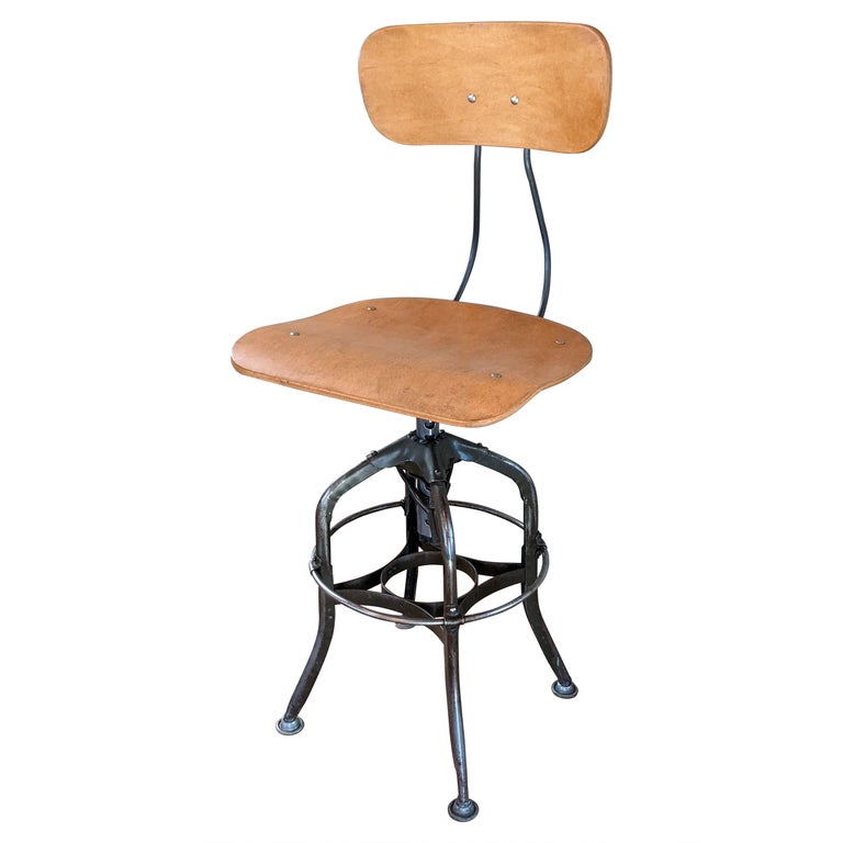 Vintage Toledo Adjustable Stool For Sale at 1stDibs