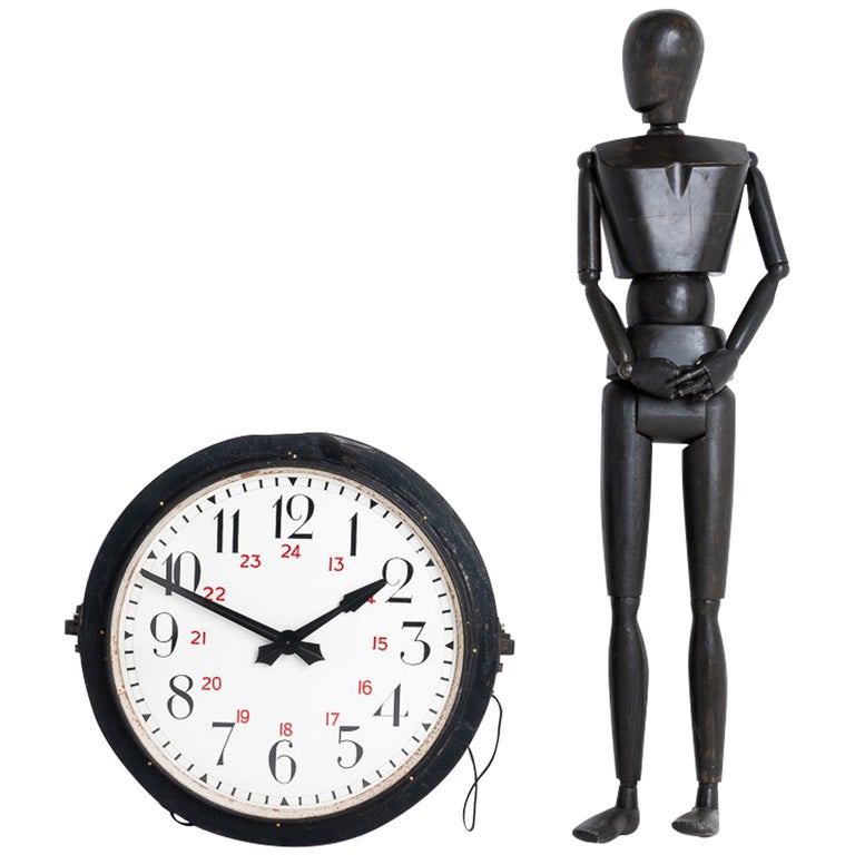 Huge Reclaimed Double Sided Great Western Rail Electric Platform Clock ...