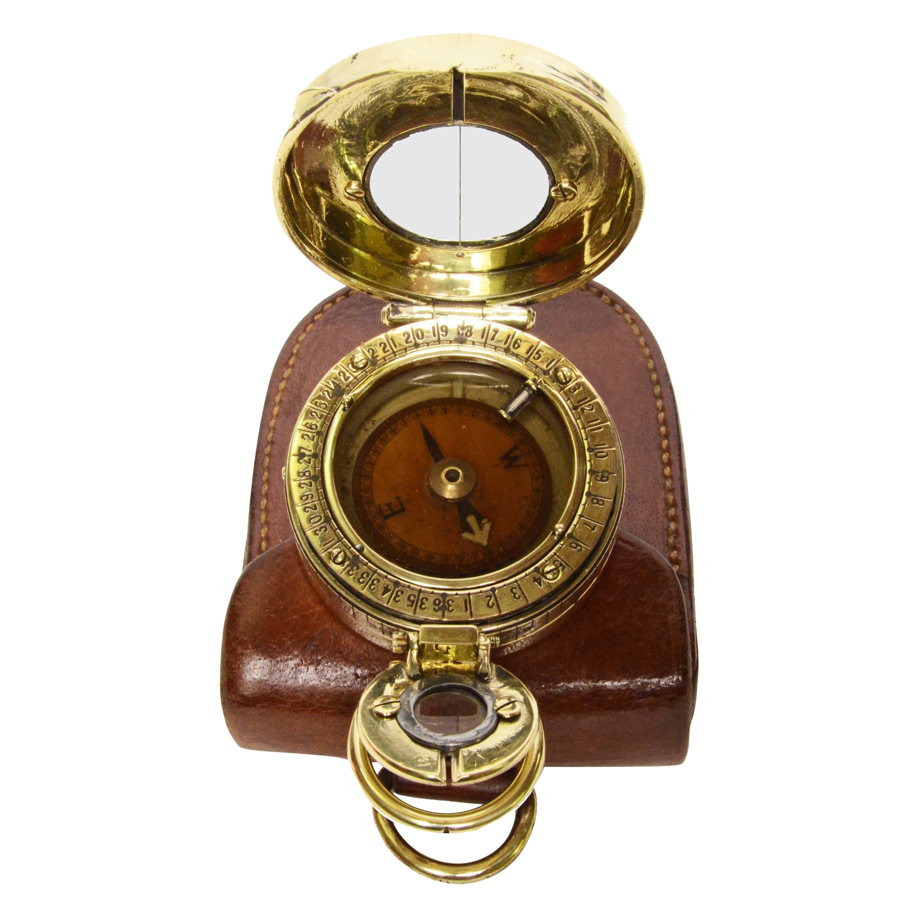 Pocket Compass Used by the British Navy in the WWI at 1stDibs