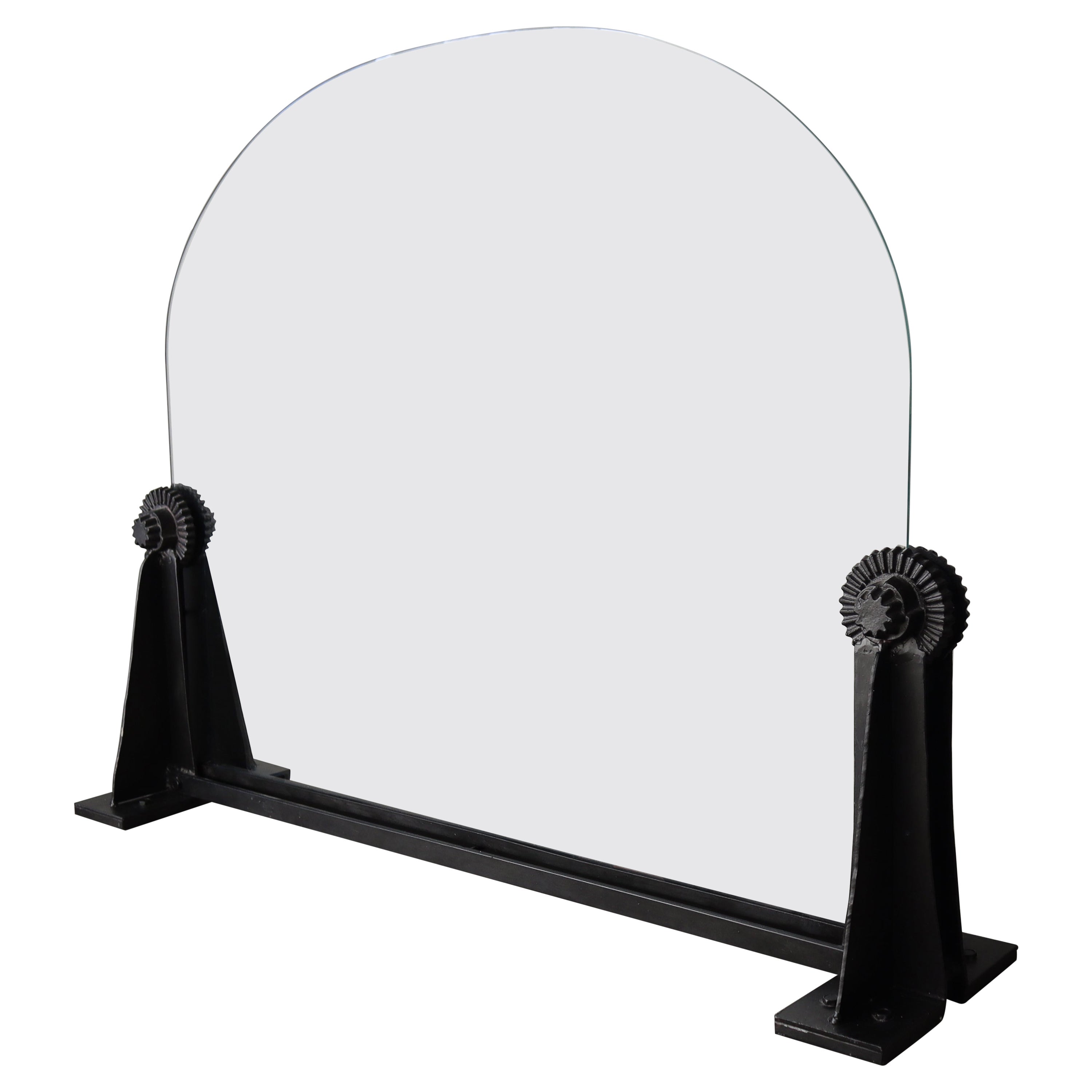 Bespoke Hand-Wrought Iron Reef Fireplace Screen - Custom Order For Sale ...