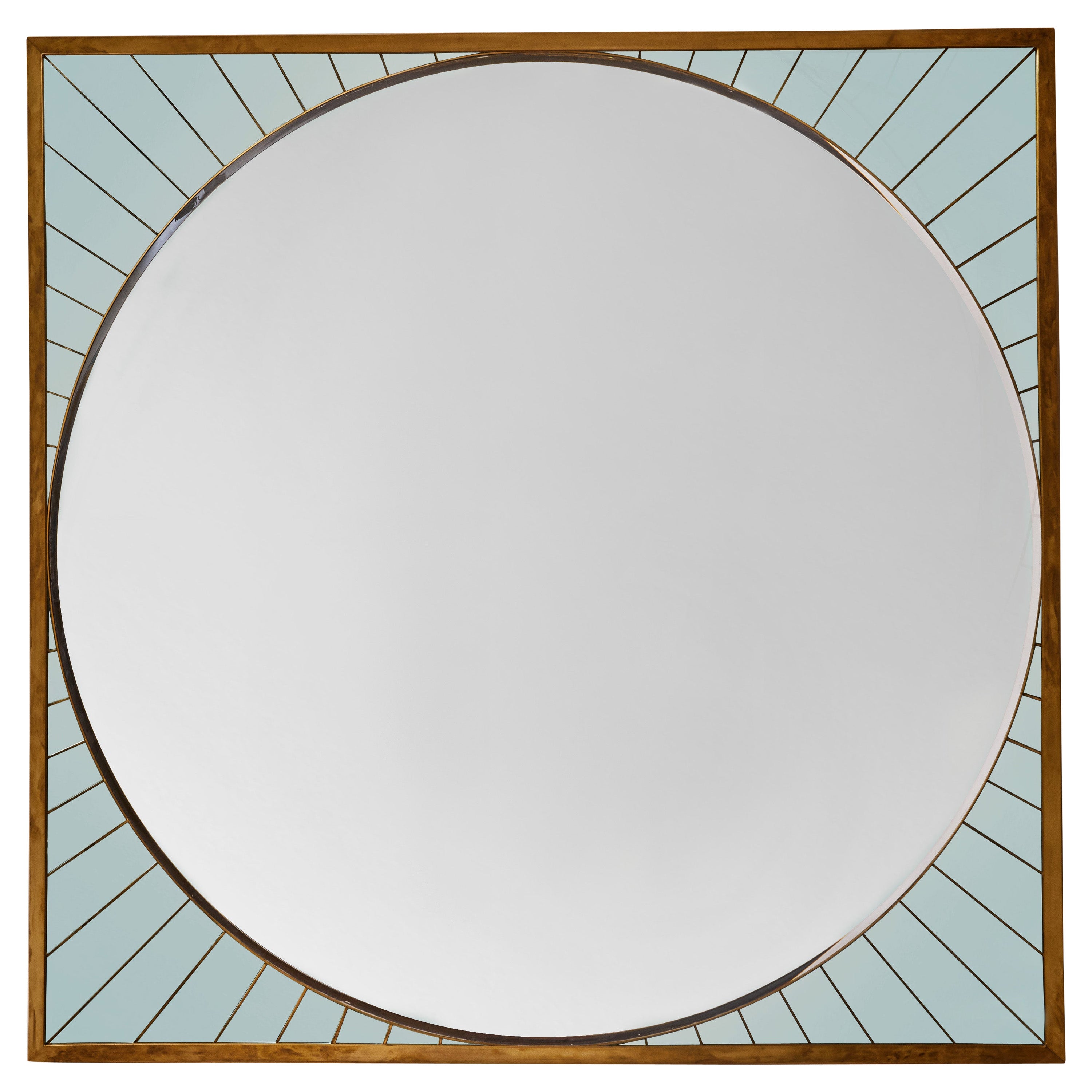 Square mirror by Studio Glustin For Sale at 1stDibs