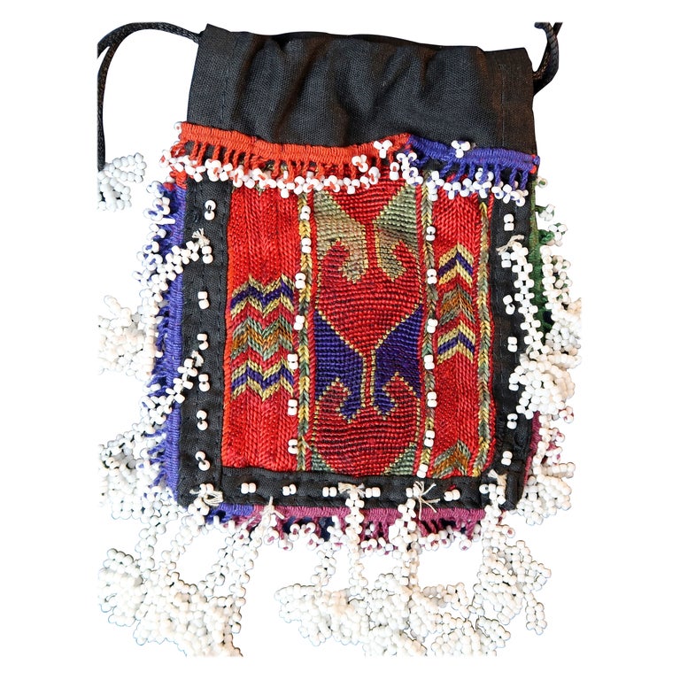 Afghan -Hazara Embroidered Coin Purse 'Et1' For Sale at 1stDibs