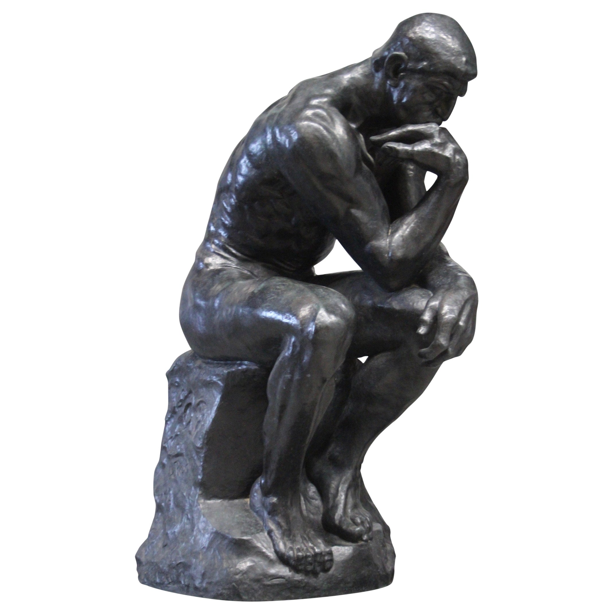 After Auguste Rodin Monumental Bronze "Le Penseur" by Master Limited ...