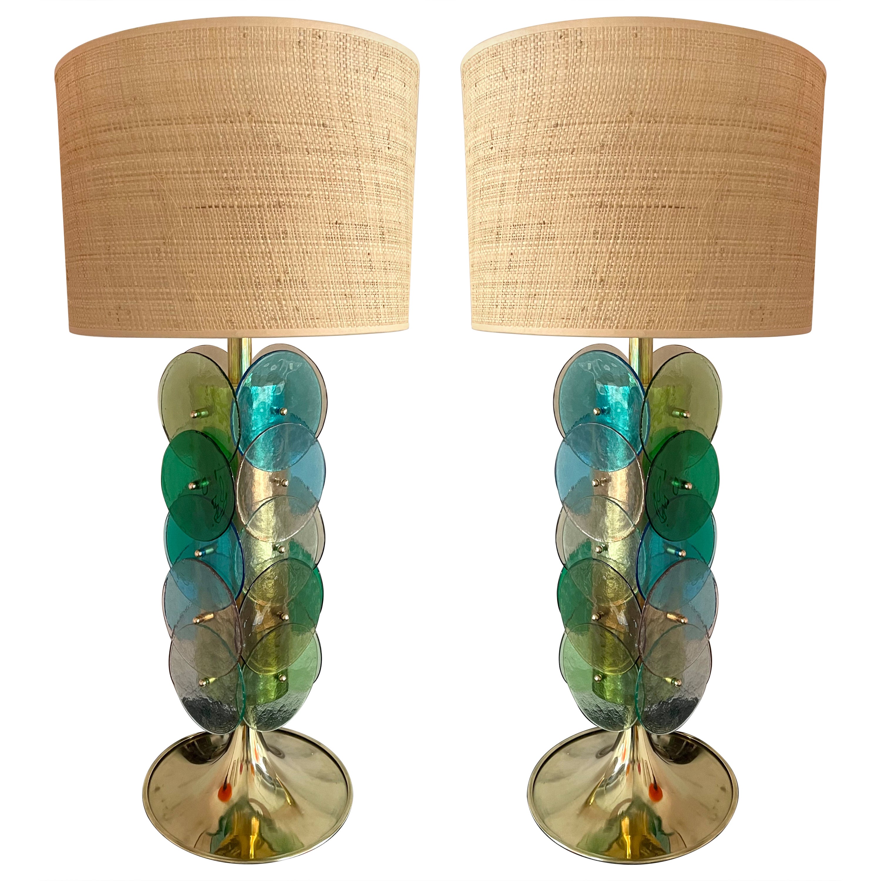 Mid-Century Modern Chandelier or Pendant Lamp with Textured Acrylic ...