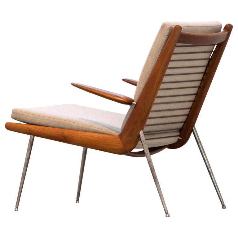 Peter Hvidt and Orla Mølgaard Nielsen Boomerang Lounge Chair, France ...