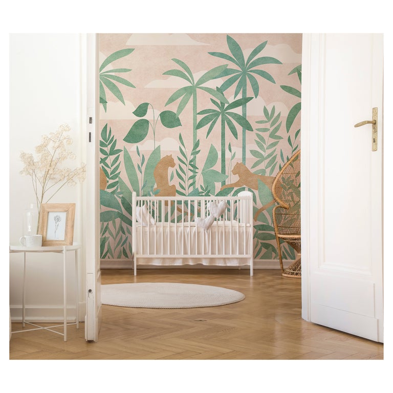 Paradis Des Tigres, Customizable, Digital Printing, Mural Decor ...
