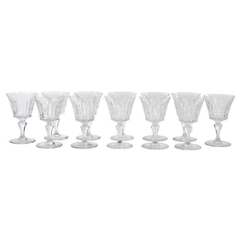 Tall Baccarat Crystal Barware / Tableware Service / 12 People For Sale ...