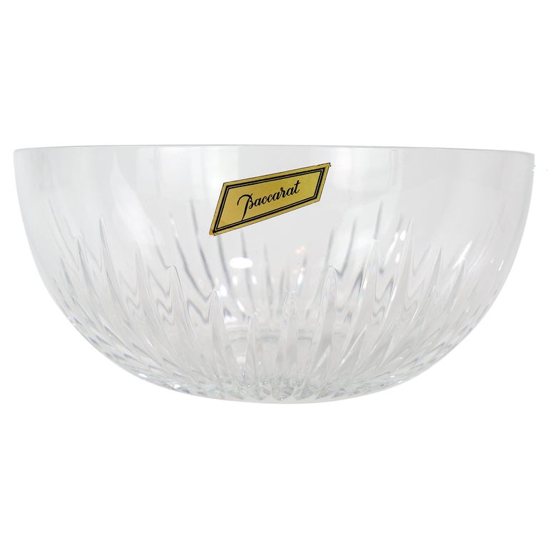 Large Baccarat Crystal Tableware Serving Bowl For Sale at 1stDibs
