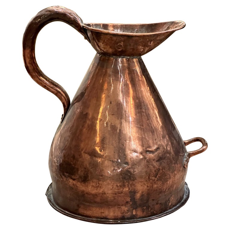 English Copper Ale Pitcher For Sale at 1stDibs