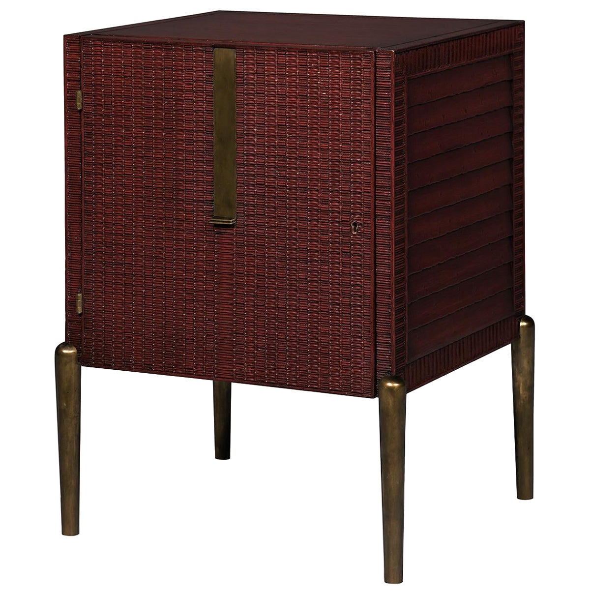 Mid-Century Modern Small Chest by Emiel Veranneman, White Wood, 1958 ...