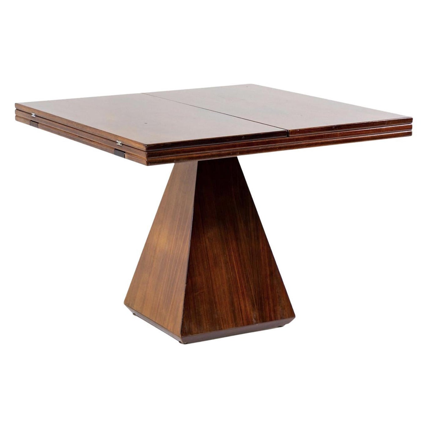 Mid-Century Modern Wooden Extendable Dining Table at 1stDibs