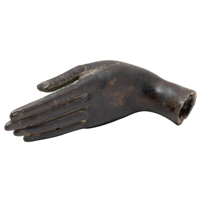 Thai Bronze Buddha's Hand, 19th Century at 1stDibs