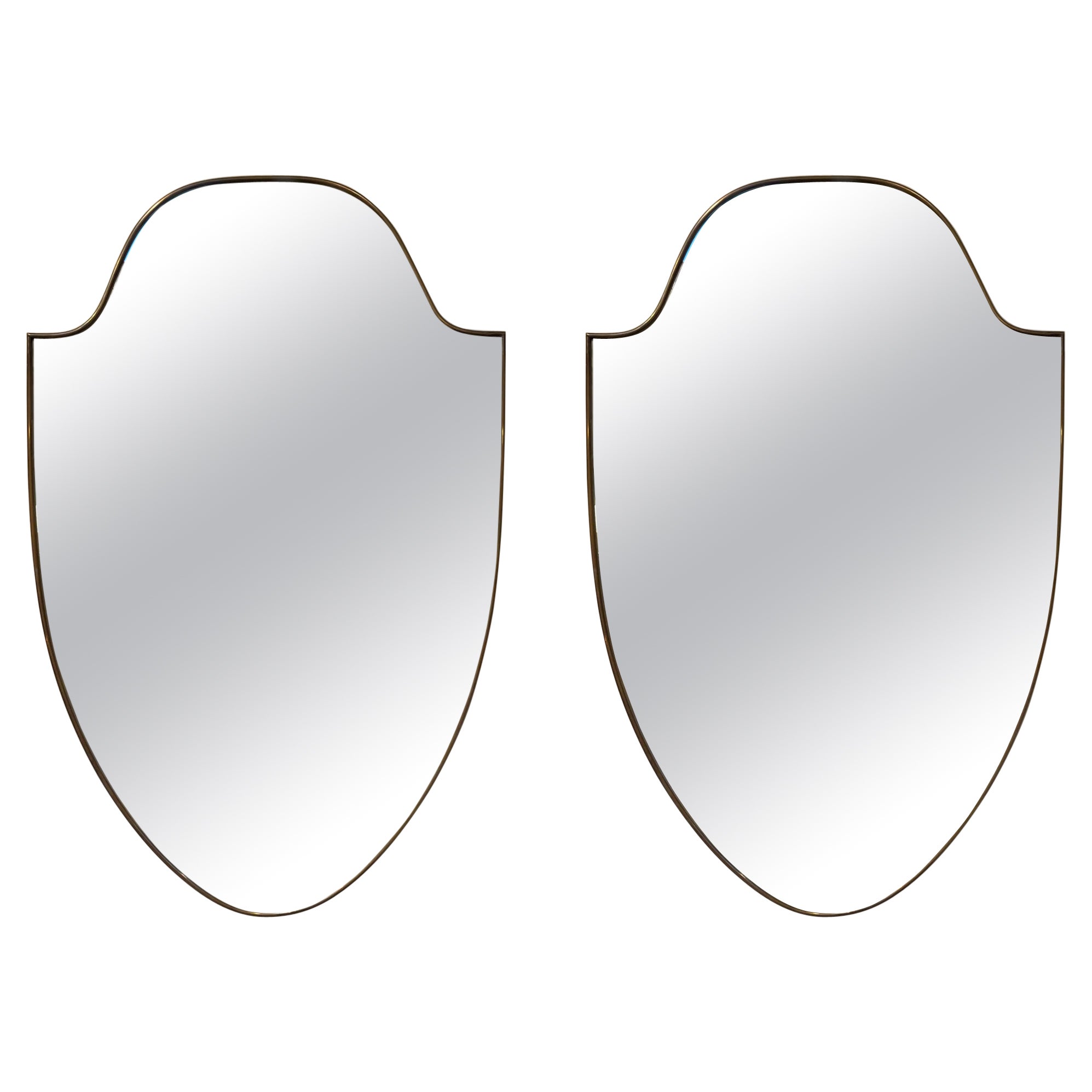 Bronze Sword and Shield Mirror at 1stDibs