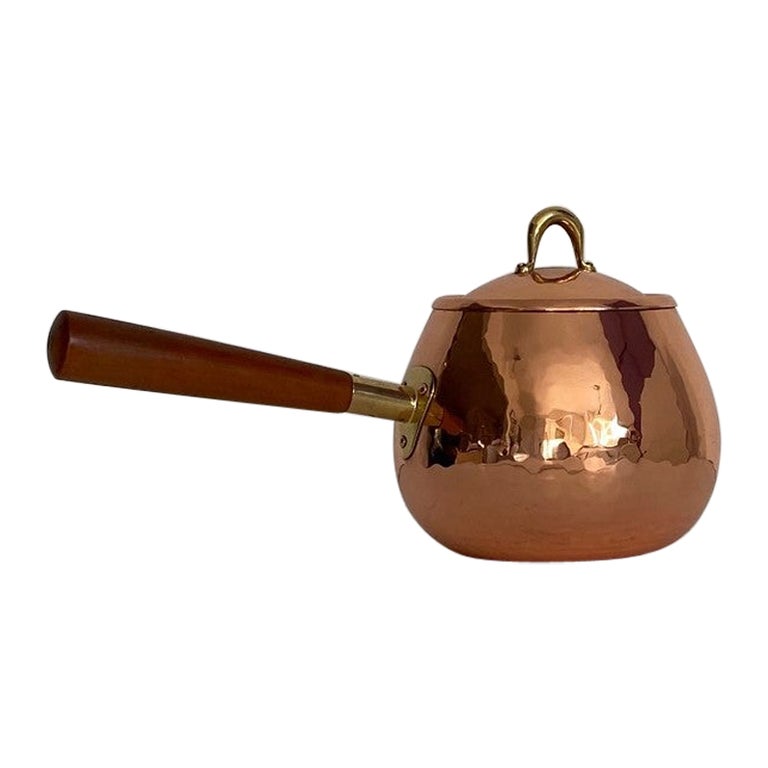 Hammered Copper Saucepan by Meersburg For Sale at 1stDibs