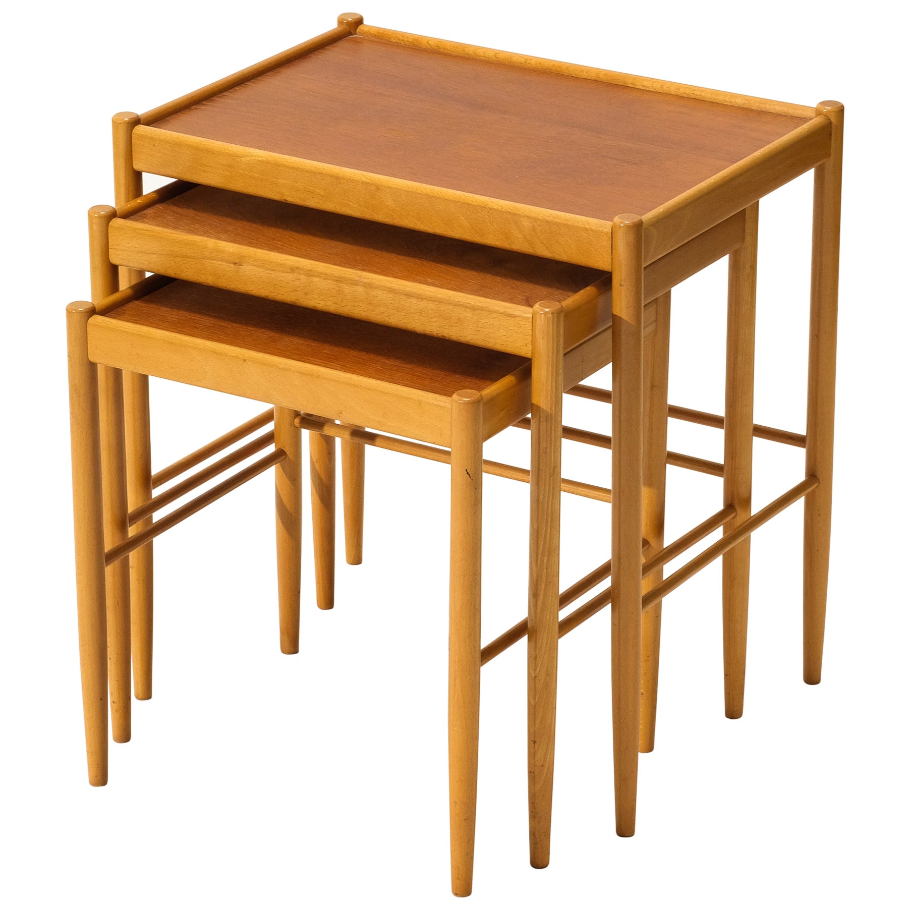 Scandinavian Mid-Century Modern Teak Sideboard, Model 4004, Olli Borg ...