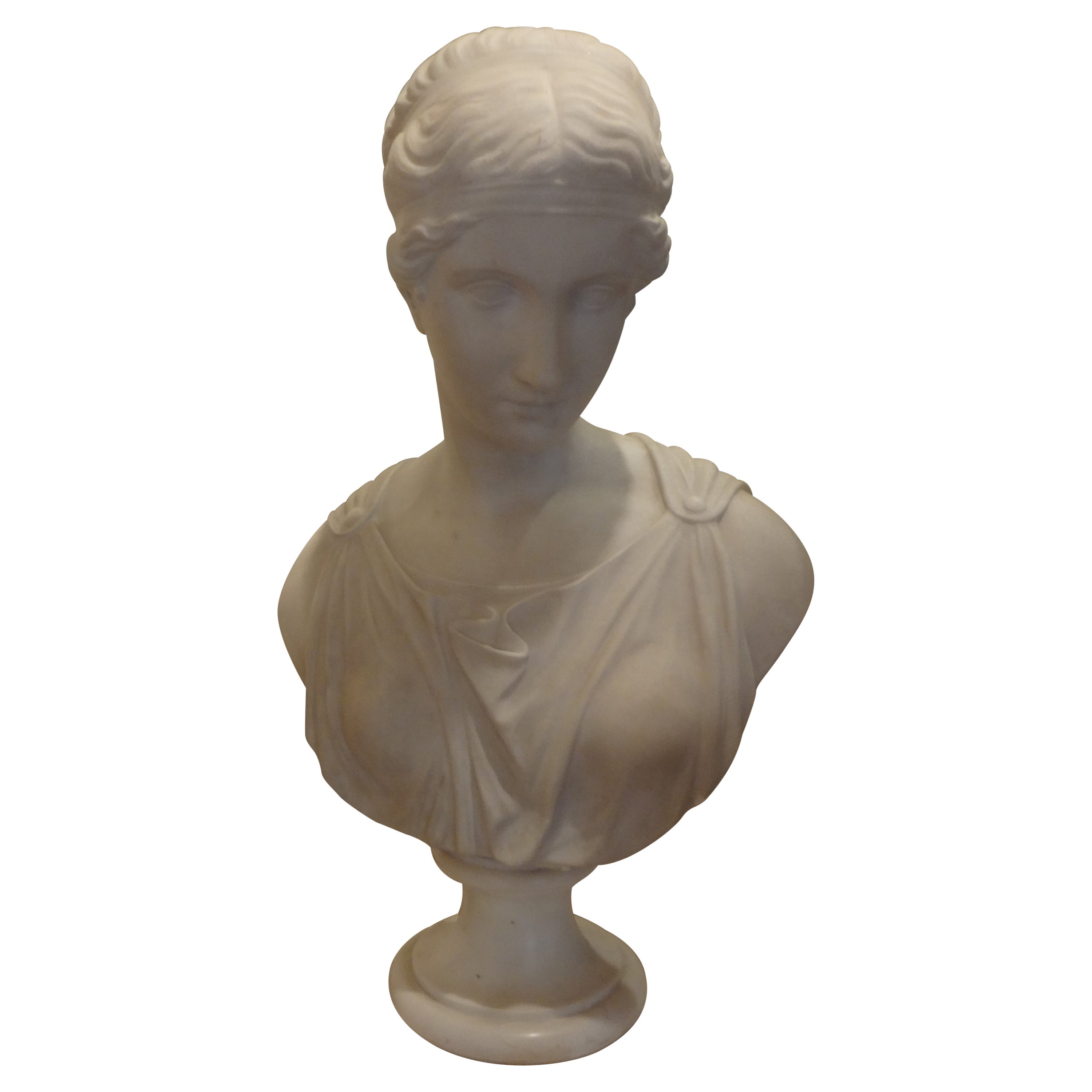19th Century Victorian Marble Bust Of A Woman at 1stDibs | marble bust ...