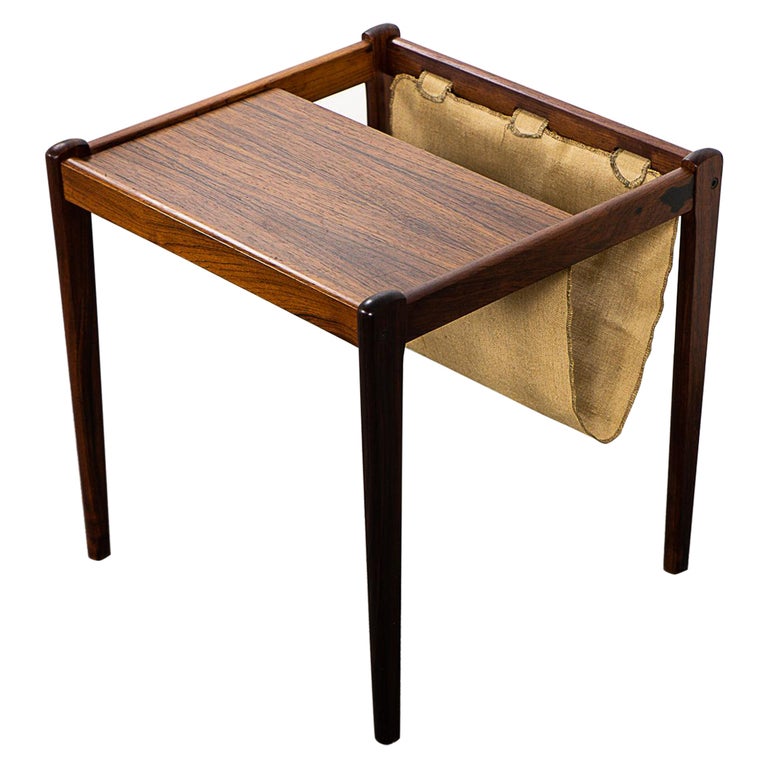 Danish Mid Century Rosewood Magazine Table by Spottrup For Sale at 1stDibs