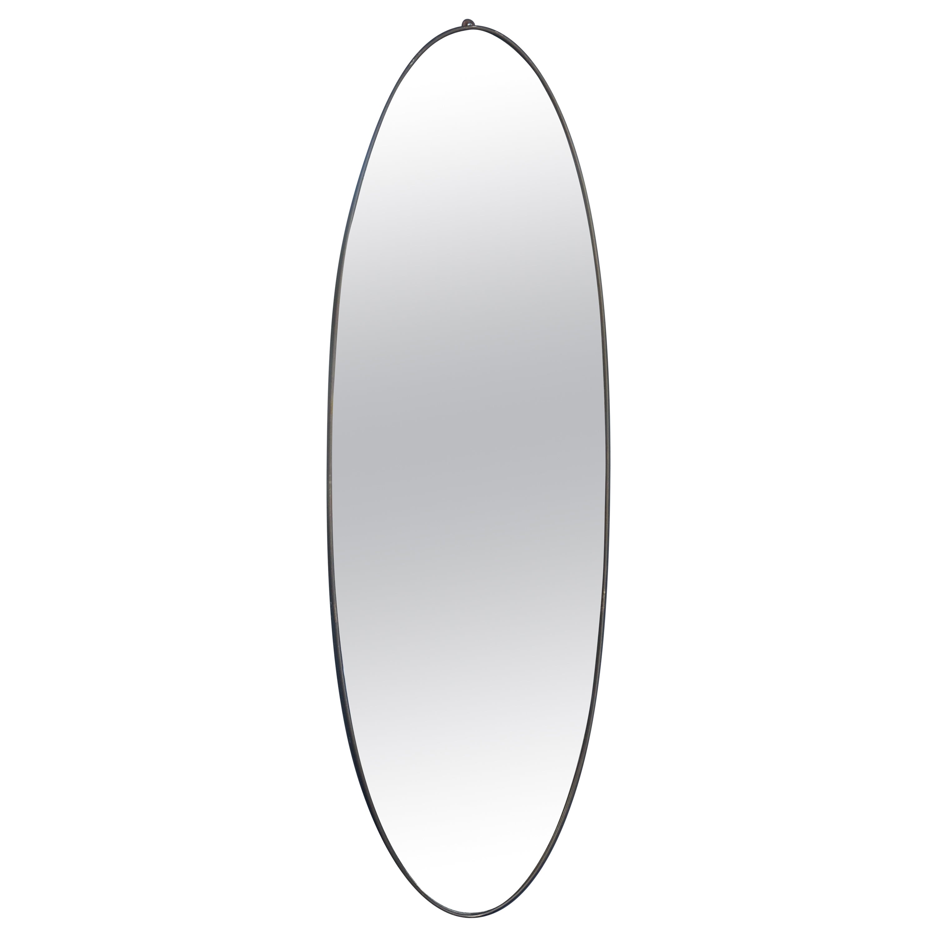 Vintage Blue Crystal Mirror - Italian Manufacture - 1960s at 1stDibs
