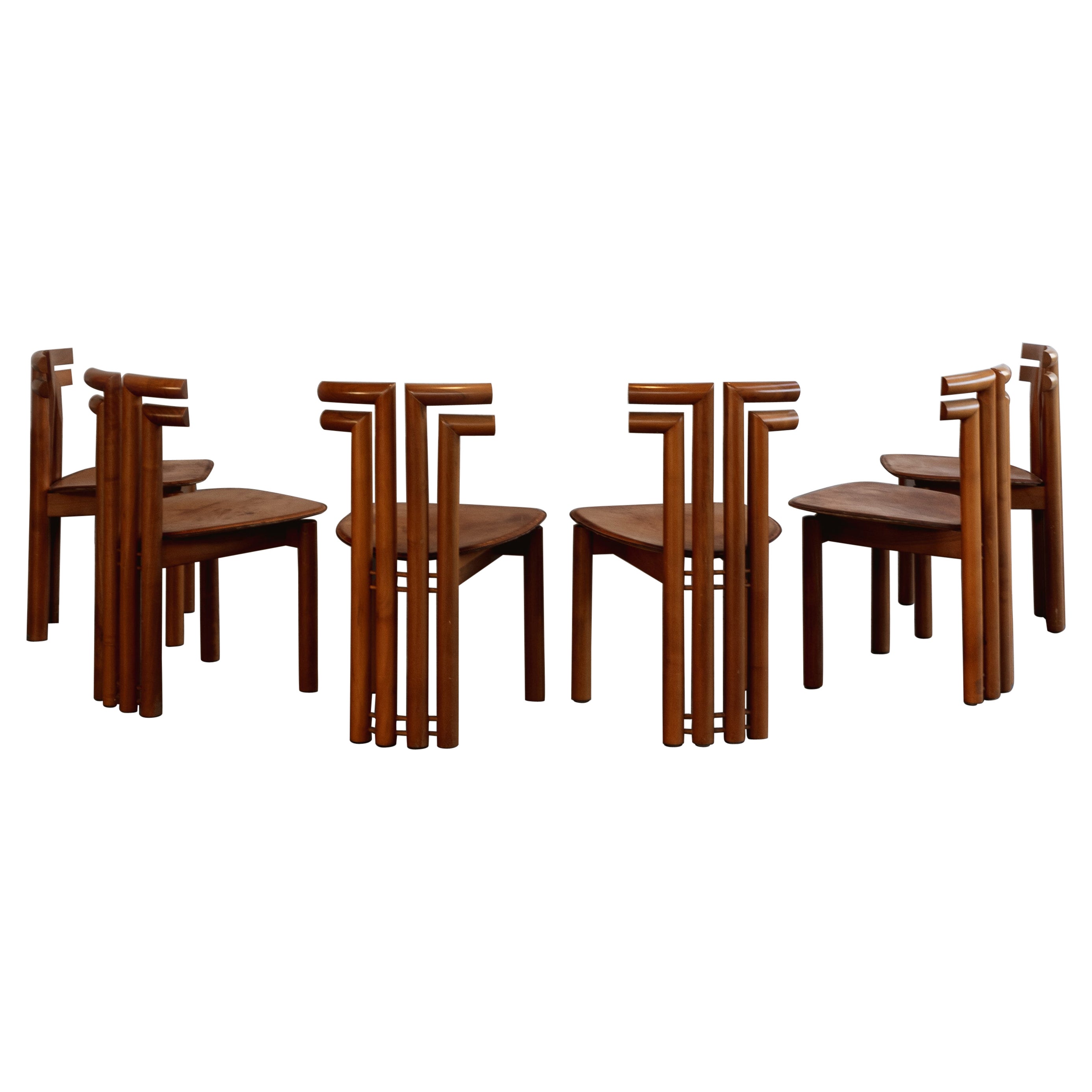 Mario Marenco "Sapporo" Chairs for Mobil Girgi, 1970, Set of 6 For Sale ...
