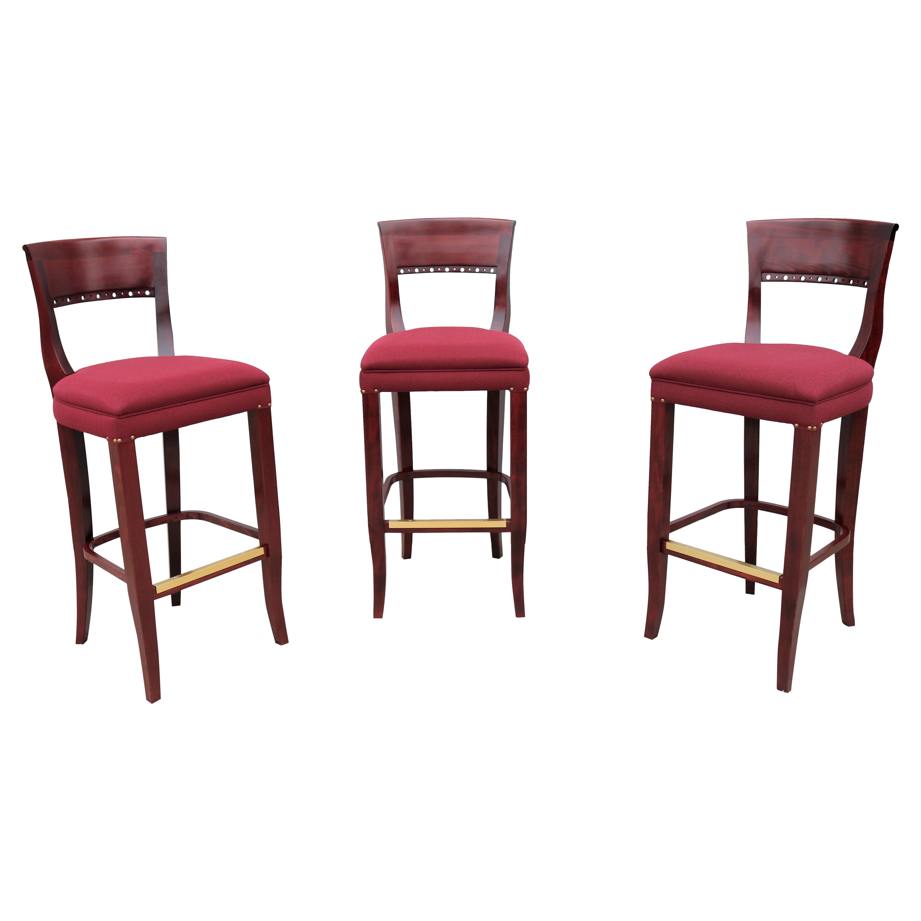 Classic Traditional Wooden Bar Stools Made in Italy by Scappini and C ...