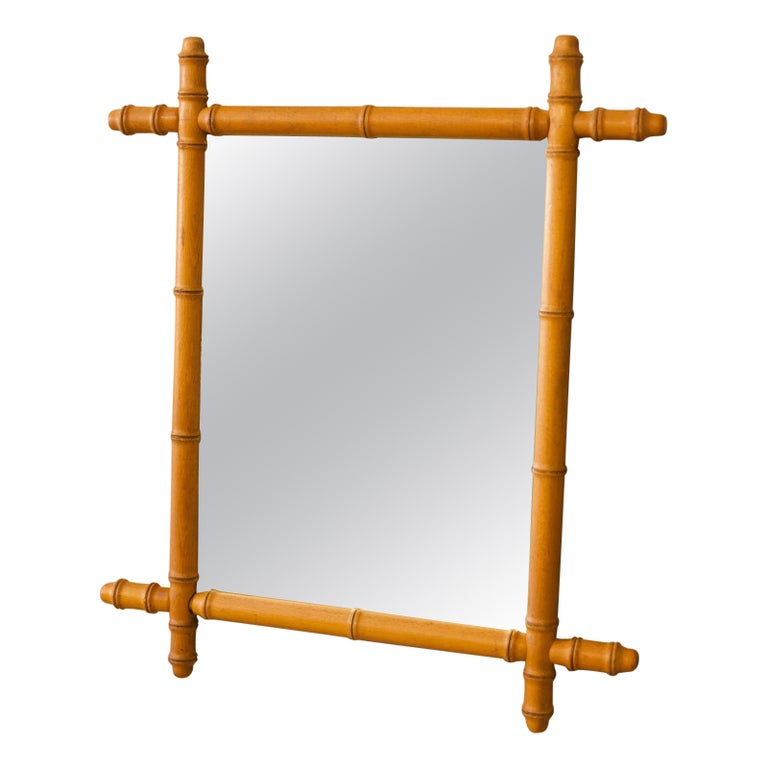 19th Century Faux Bamboo Mirror, 7 For Sale at 1stDibs