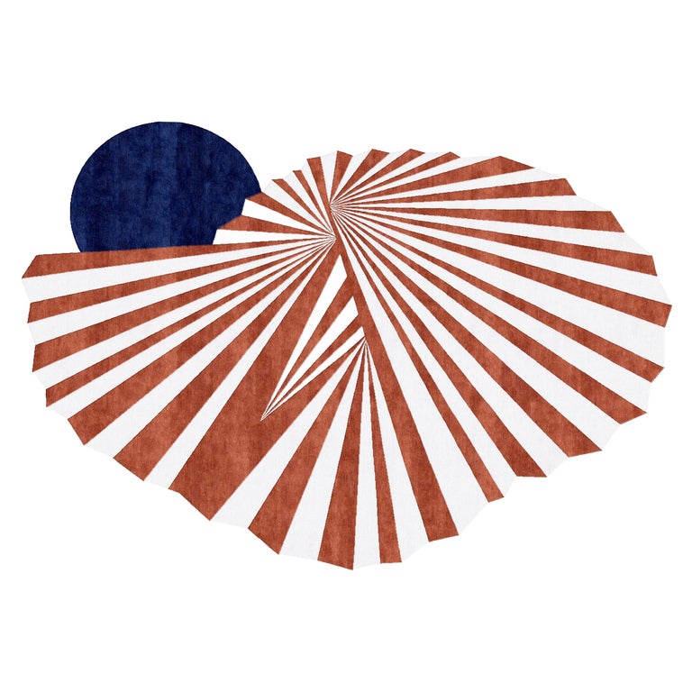 Small Hand Knotted Nautilus Rug by Florian Pretet and Lisa Mukhia ...