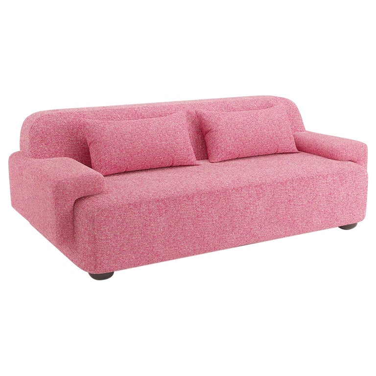 Popus Editions Lena 4 Seater Sofa in Fuschia London Linen Fabric For ...