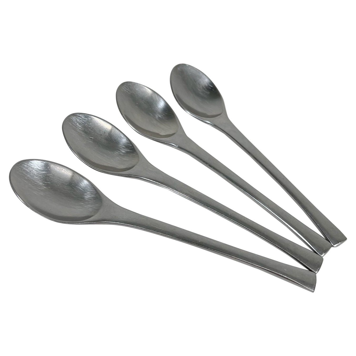 1950s Modern Dansk Set Four Small Spoons Odin IHQ Jens Quistgaard ...
