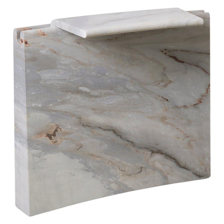 Small Palissandro Bluette Marble Mass by Agglomerati For Sale at 1stDibs