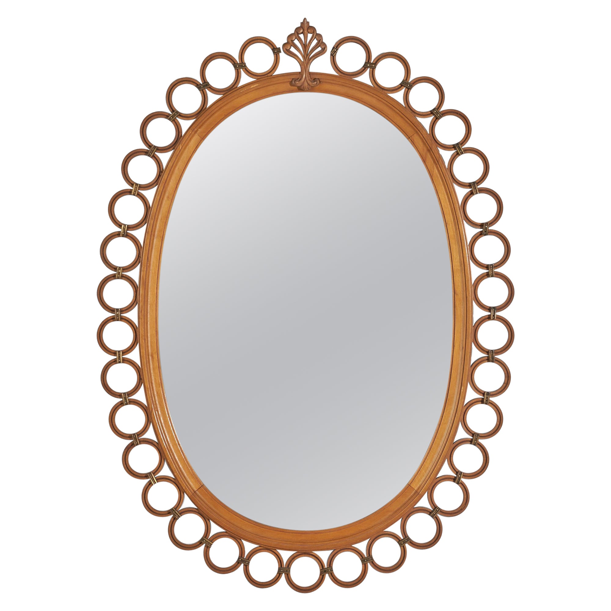 Splendid 'Spanish Corrida' Concave Wall Mirror For Sale at 1stDibs ...